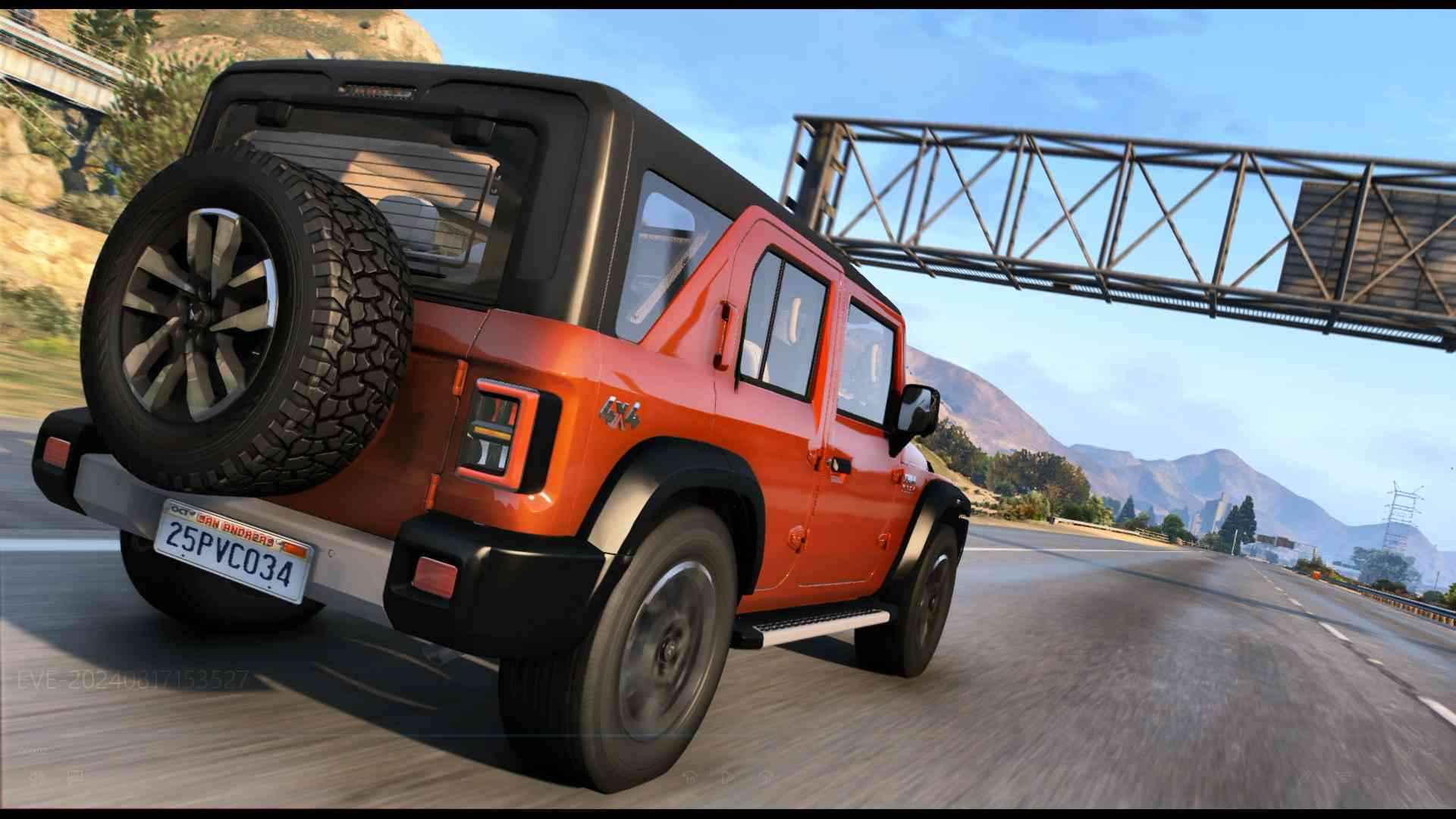 Mahindra Thar ROXX 2024 Car Mod GTA 5 – GTA India Mods