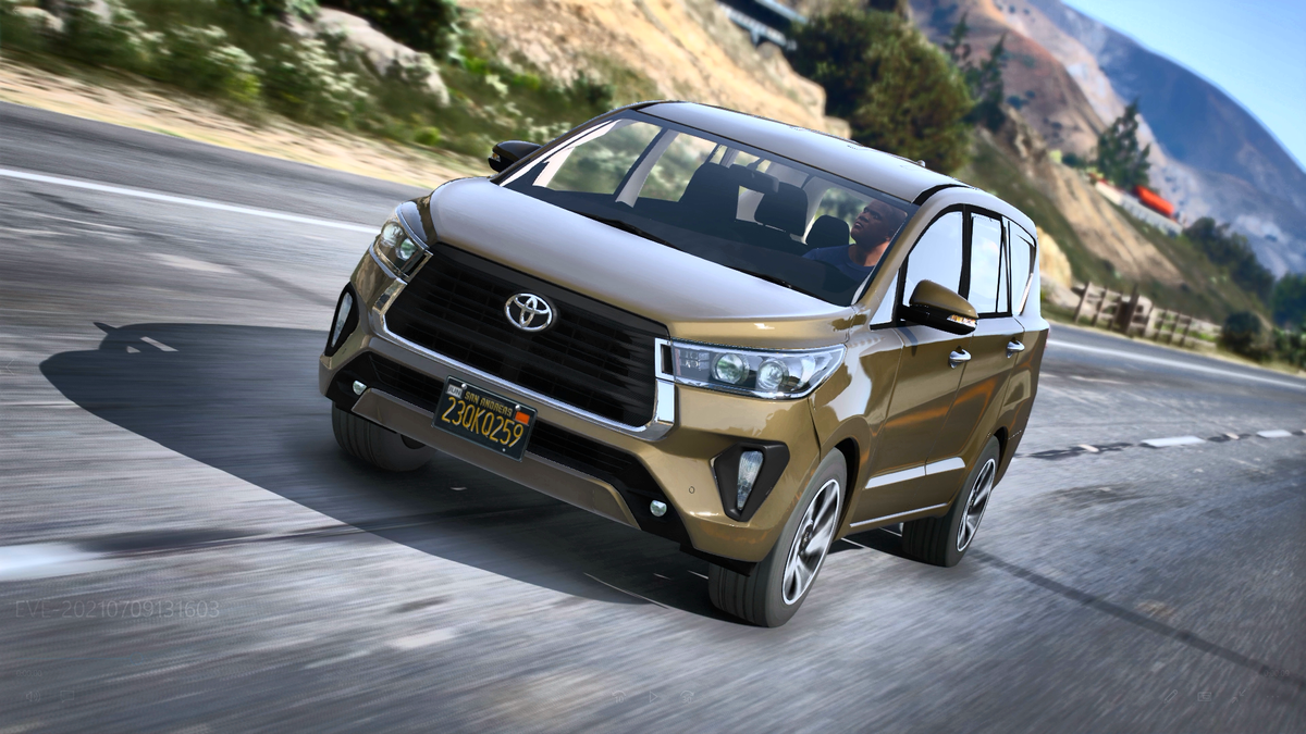 Toyota Innova Crysta 2021 Car Mod GTA 5 – GTA India Mods