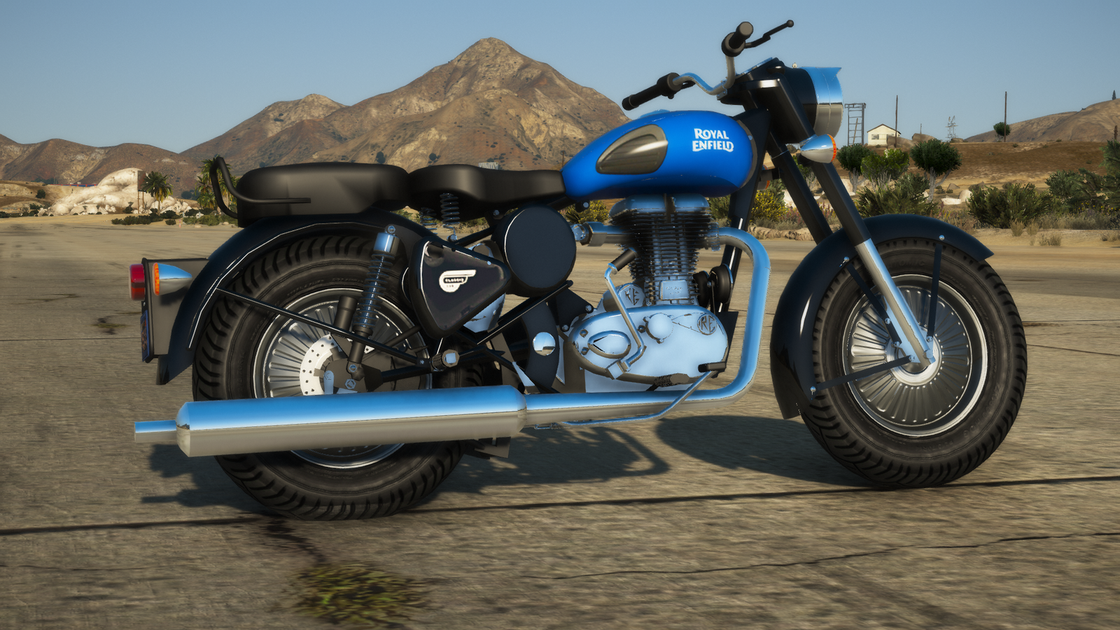 Royal Enfield Bullet 350 Classic Bike Mod GTA 5 – GTA India Mods