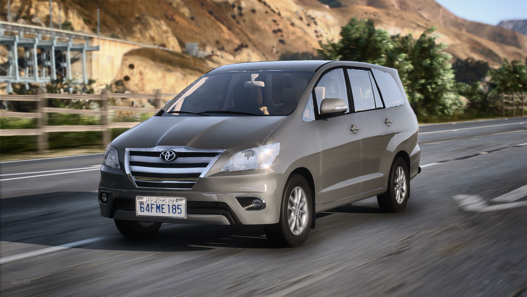 Toyota Innova Bundle 2015 Car Mod GTA 5 – GTAINDIAMODS